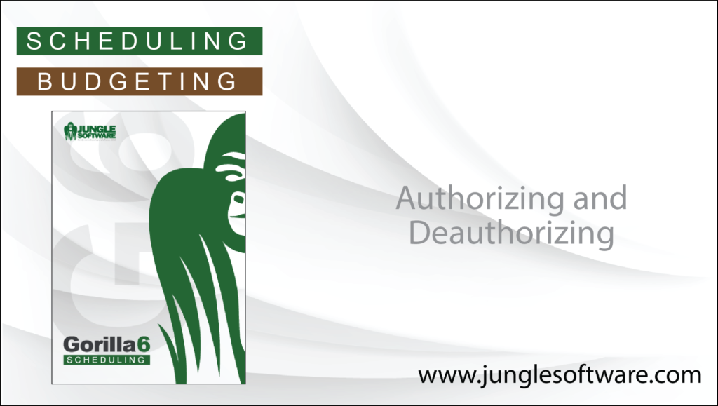 Training Videos – GORILLA SCHEDULING 6 – Jungle Software